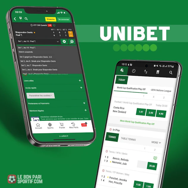 Avis Unibet et son offre de bienvenue (1 inscription = 3 bonus!)
