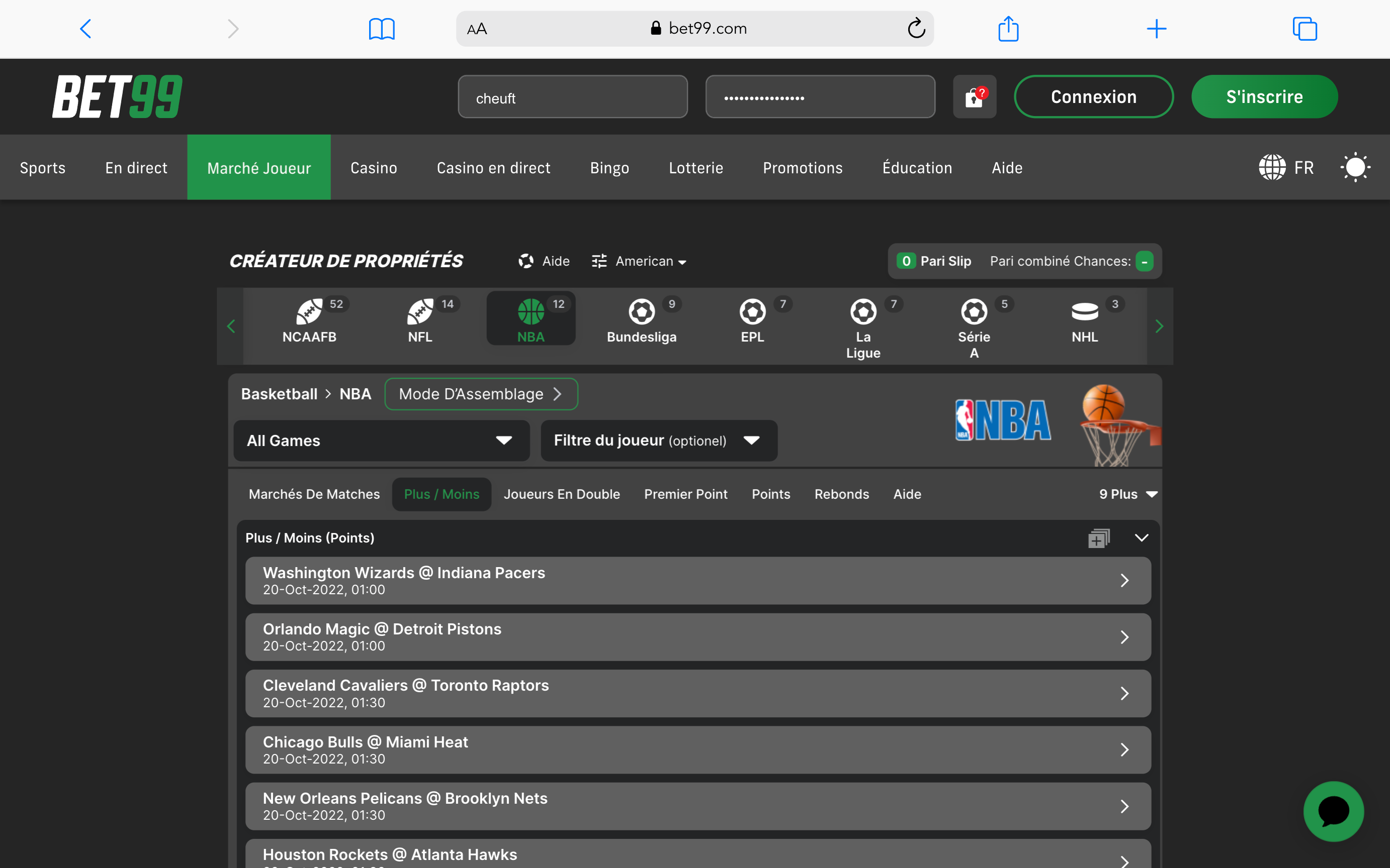 Avis Bet99 Canada: test complet au Québec + BONUS 600$